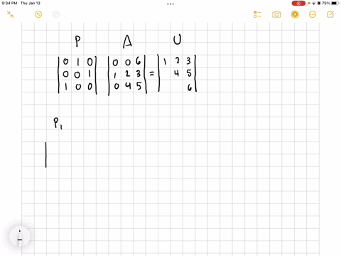 SOLVED: (Try this question.) Which permutation makes P A upper triangular? Which permutations ...