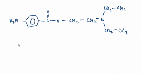 SOLVED:Novocain, a local anesthetic, is the ammonium salt of procaine ...