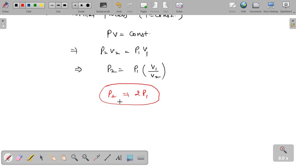 SOLVED:Consider two containers A and B containing identical gases at the same pressure, volume ...