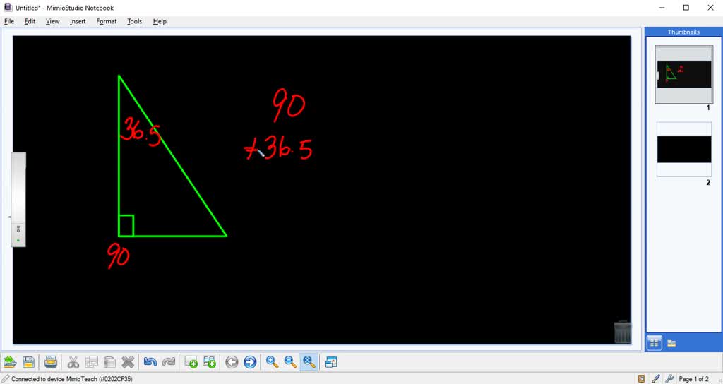 SOLVED:In the following exercises, solve using triangle properties. One angle of a right ...