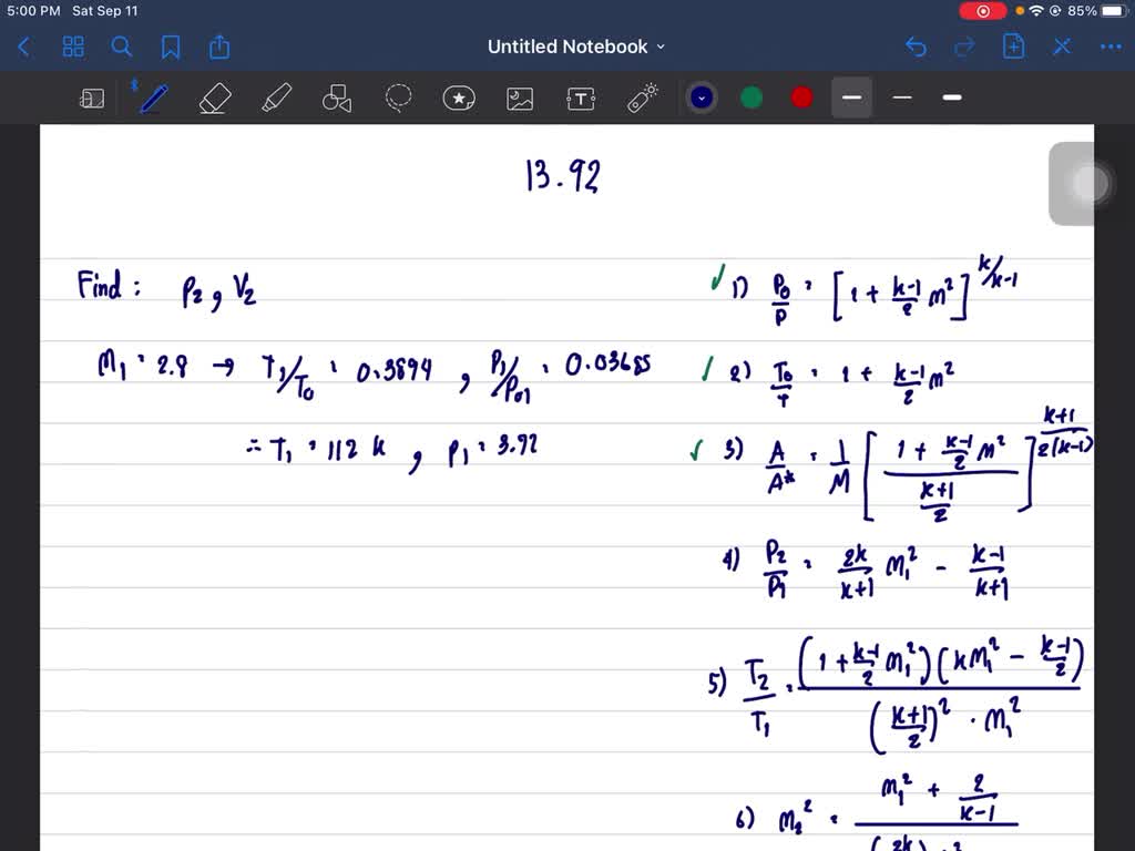 SOLVED:An external-compression supersonic inlet creates oblique and ...