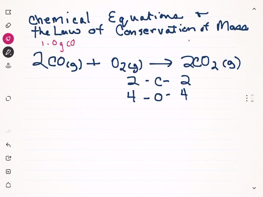 SOLVED:Oxidation of 1.00 g of carbon monoxide, CO, produces 1.57 g of ...