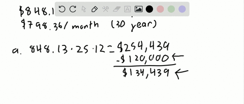 SOLVED:The Smiths took out a 130,000, 30-year mortgage at an APR of 6.5 ...