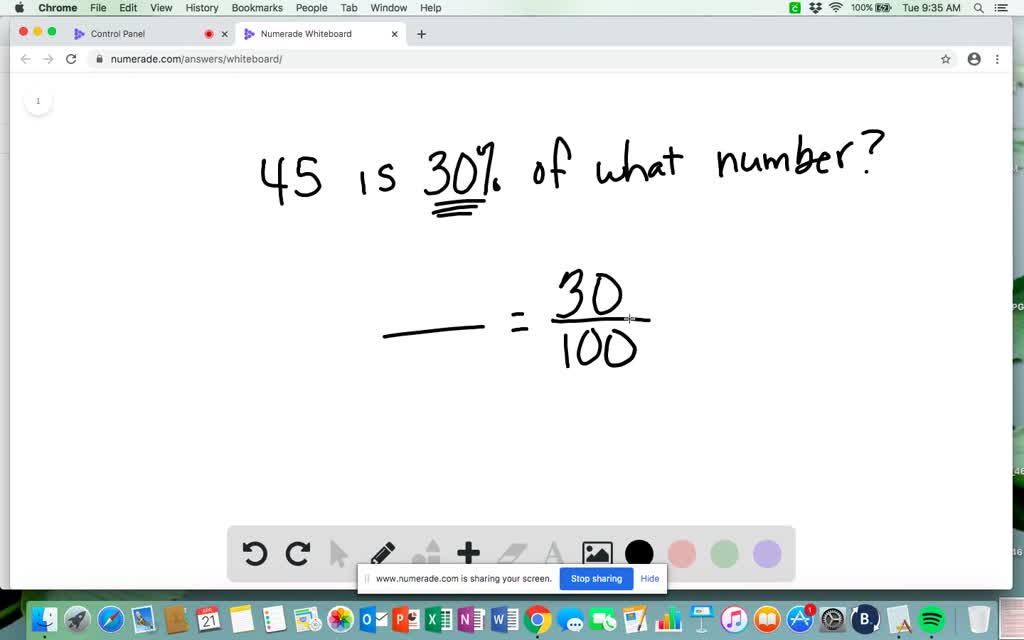 SOLVED In The Following Exercises Translate To A Proportion 45 Is 30 