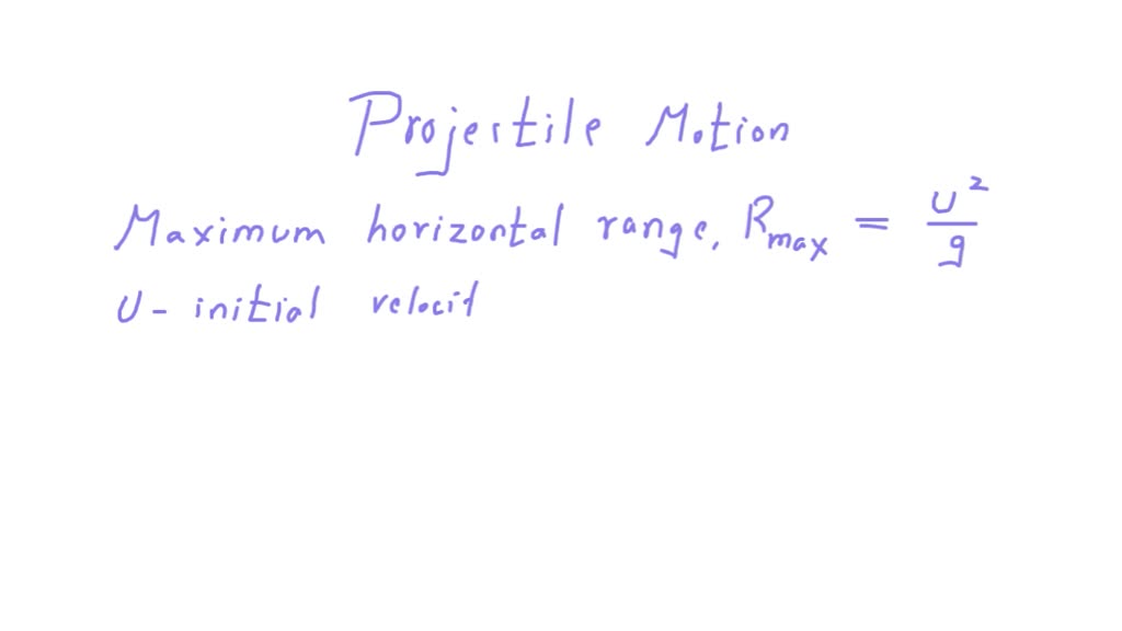 SOLVED:On planet Arcon, the maximum horizontal range of a projectile ...
