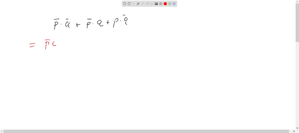 Solved Consider The Following Boolean Expression P Q P Q Which