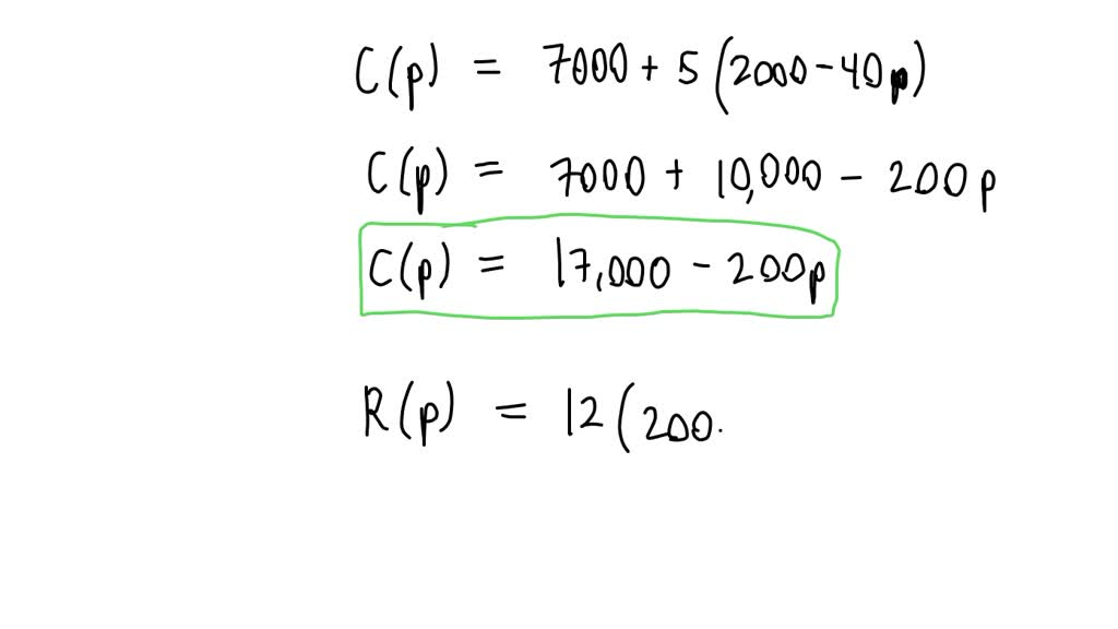 SOLVED: A company produces and sells shirts. The fixed costs are 7000 ...
