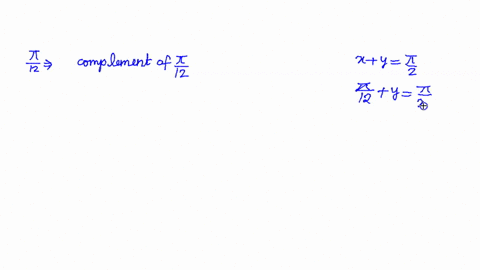 SOLVED:Find the complement and the supplement. (π)/(4)