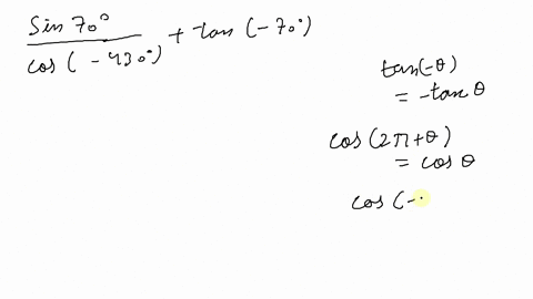 SOLVED:Use properties of the trigonometric functions to find the exact value of each expression ...