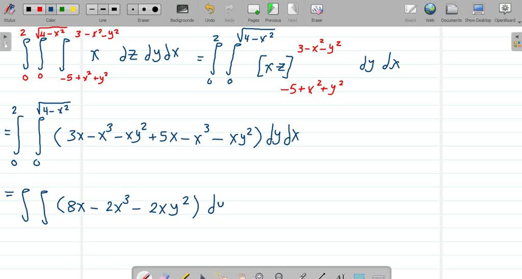 SOLVED Evaluate Each Iterated Integral See The Indicated Problem For