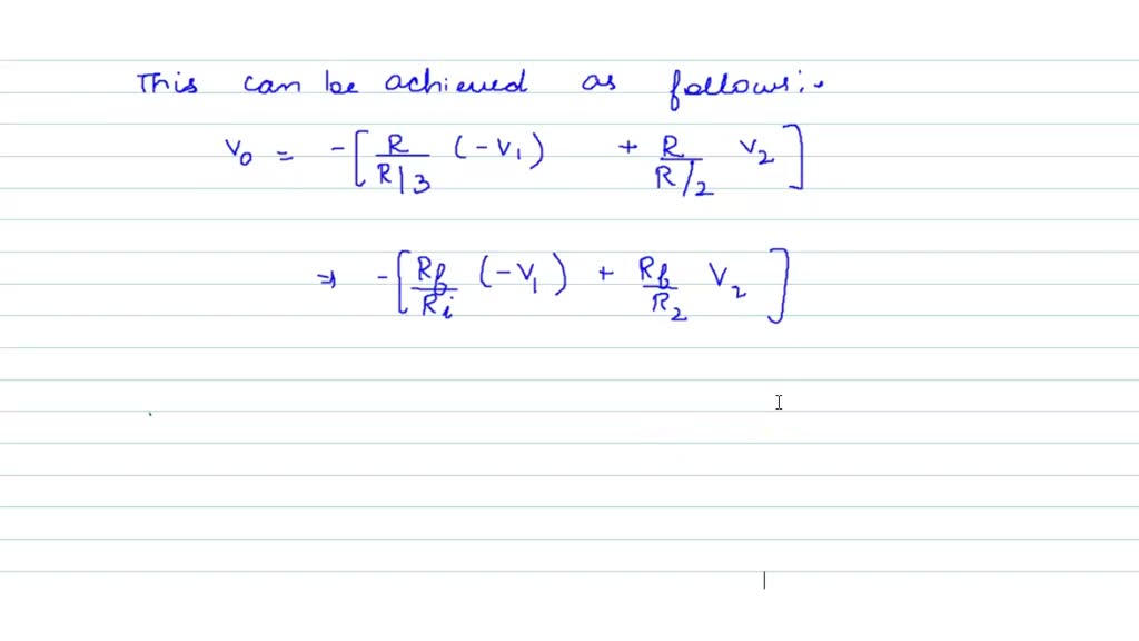 SOLVED:Design an amplifier system with three inverting op-amps circuits ... SOLVED:Design an amplifier system with three inverting op-amps circuits ...