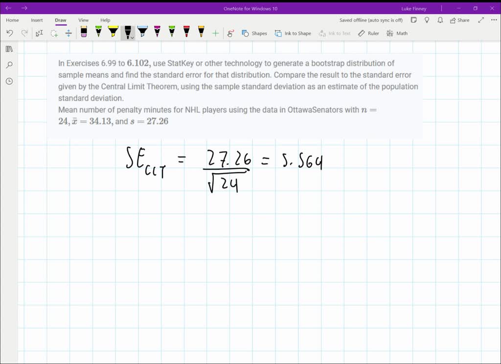 ⏩SOLVED:In Exercises 6.99 to 6.102, use StatKey or other technology… | Numerade