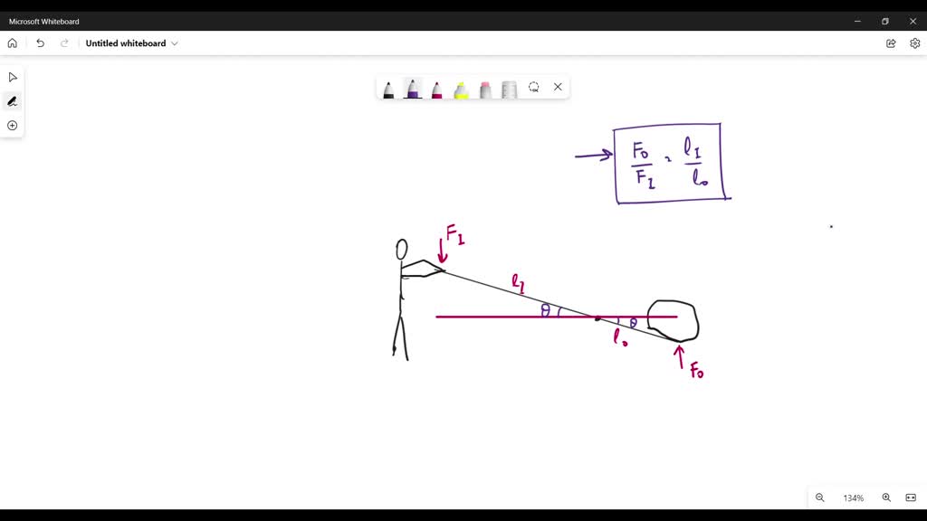 SOLVED:A lever such as that shown in Fig. 7-20 can be used to lift ...
