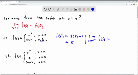 SOLVED:Define what it means for a function to be continuous from the ...