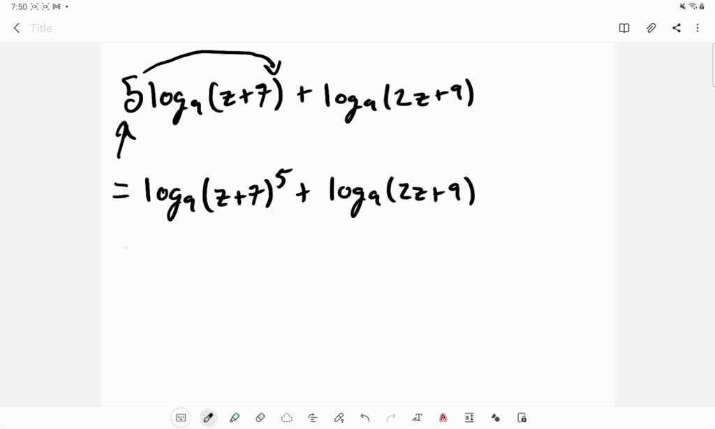 SOLVED Write Each Expression As A Single Logarithm With Coefficient I solved-write-each-expression-as-a-single-logarithm-with-coefficient-i