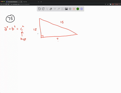 SOLVED:Find the length of the third side of each triangle by using the Pythagorean theorem ...