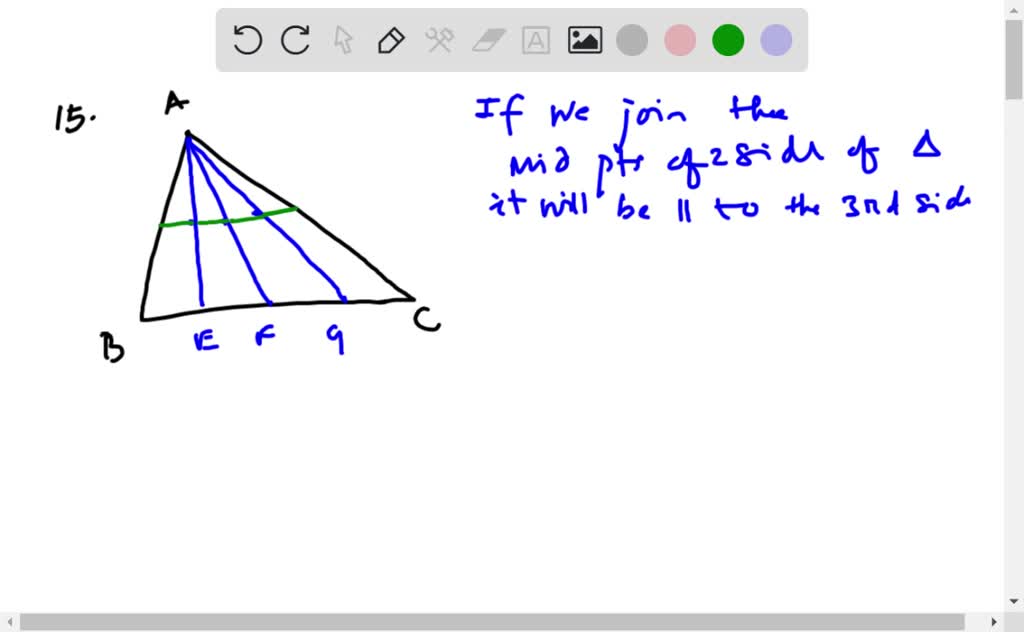 Given a square, what is the locus of points equidistant from the sides ...