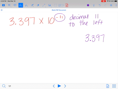 SOLVED:One picometer is approximately 3.397 ×10^-11 in. Rewrite this ...