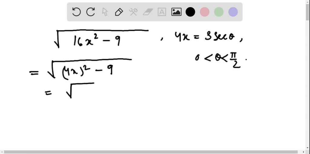 Solved In Exercises 79 90 Use The Trigonometric Substitution To Write The Algebraic Expression