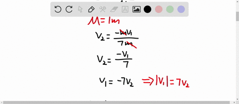 SOLVED: An object at rest on a flat, horizontal surface explodes into two fragments, one seven ...