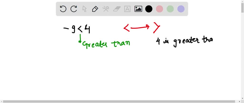⏩SOLVED:Rewrite each statement with > so that it uses