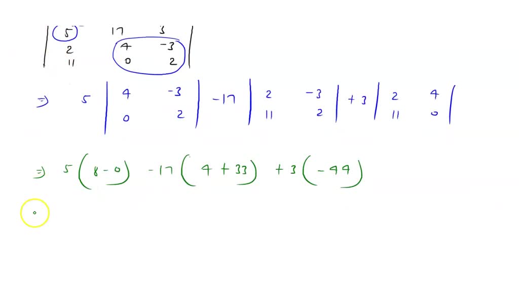 ⏩SOLVED:Evaluate the determinants in Problems 1 to 6 by the methods… | Numerade