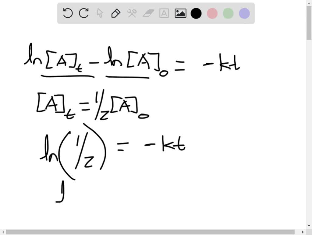 SOLVED How Is The Half life Of A First order Reaction Affected By The SOLVED How Is The Half life Of A First order Reaction Affected By The