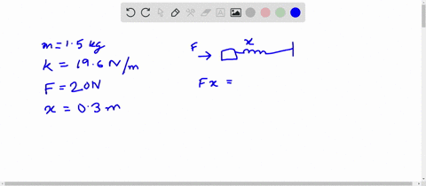 SOLVED:Note: Neglect the mass of the spring in all problems in this ...