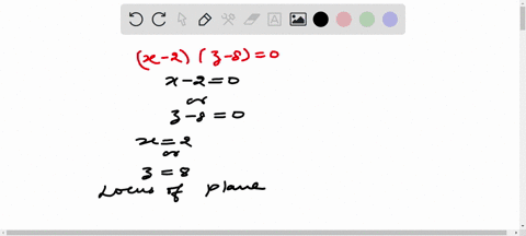 SOLVED:Describe the locus of points P(x, y, z) that satisfy the given ...