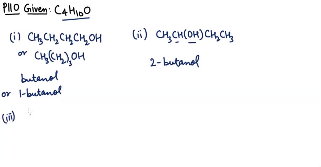 SOLVED:Write the condensed structures and the IUPAC names for all of ...