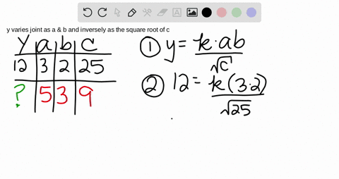 ⏩SOLVED:Use the four-step procedure for solving variation problems… | Numerade