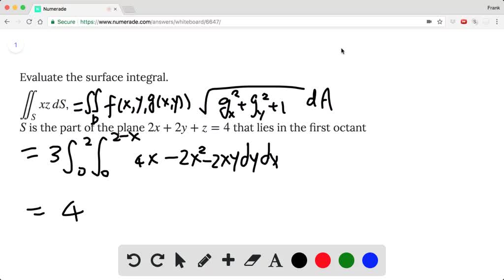 SOLVED: Evaluate the surface integral. xz dS , S is the part of the ...