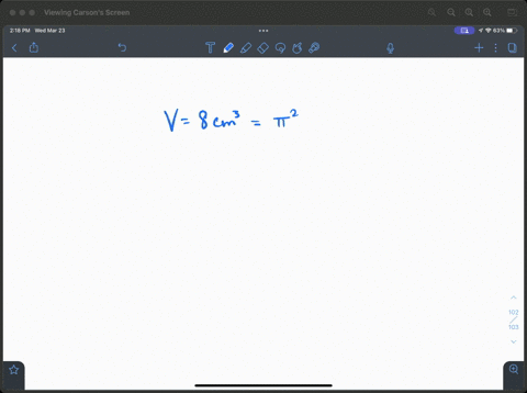 SOLVED:Find the dimensions giving the minimum surface area, given that the volume is 8 cm^3 . A ...