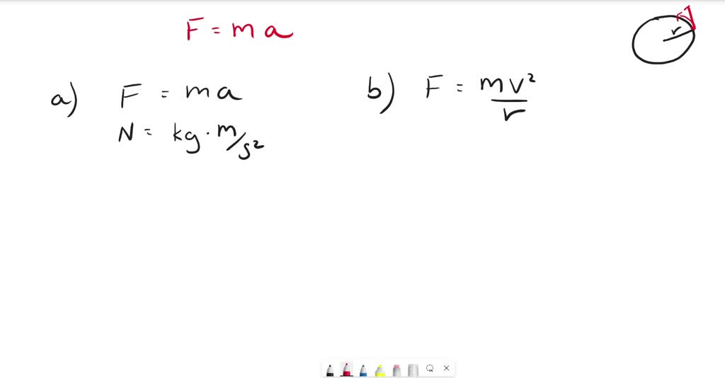 SOLVED:Newton's second law of motion (Section 4.3 ) is expressed by the ...