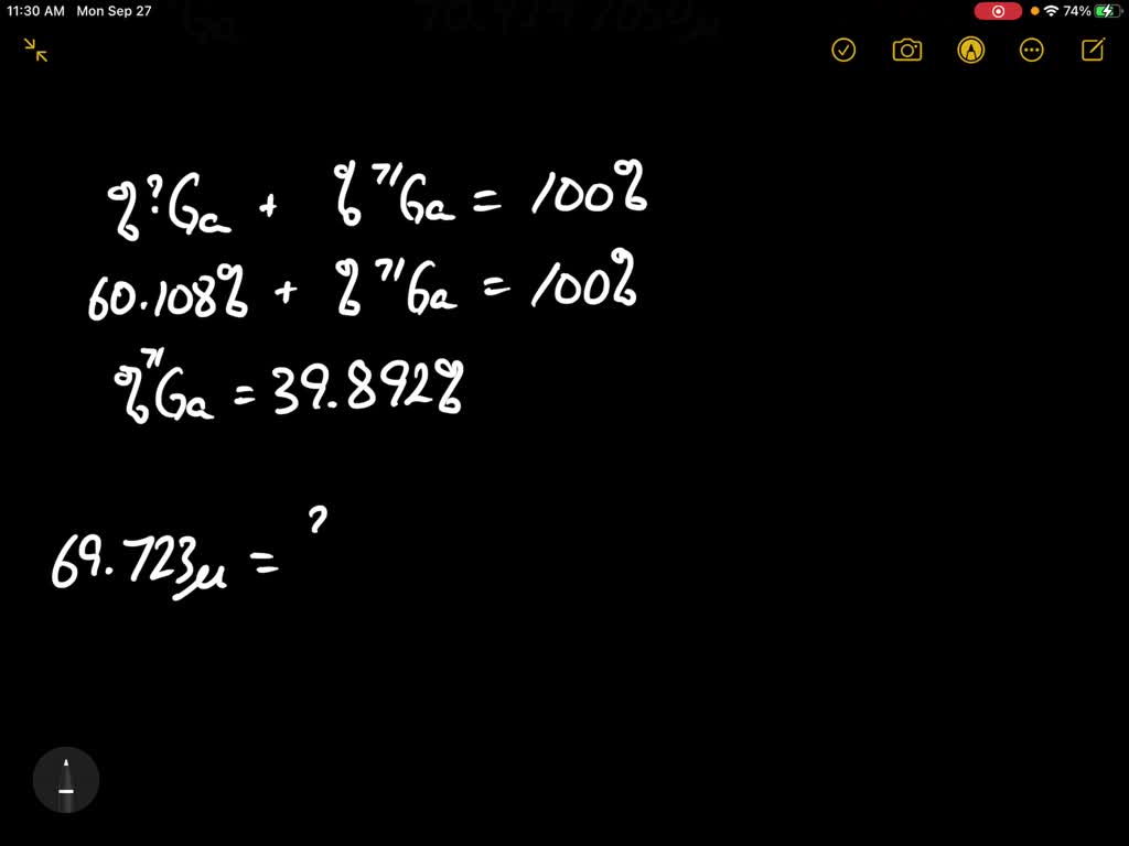 SOLVED:Gallium is a metal with a wide variety of uses, including ...
