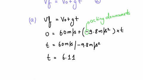 SOLVED:A projectile is launched upward from ground level with an initial speed of 60 m / s (a ...