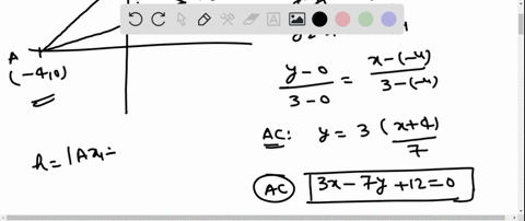SOLVED:The points represent the vertices of a triangle. (a) Draw triangle A B C in the ...