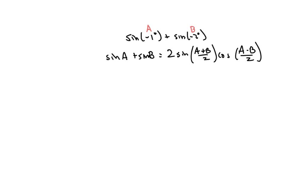 SOLVED:Rewrite the sum as a product of two functions. Leave in terms of ...