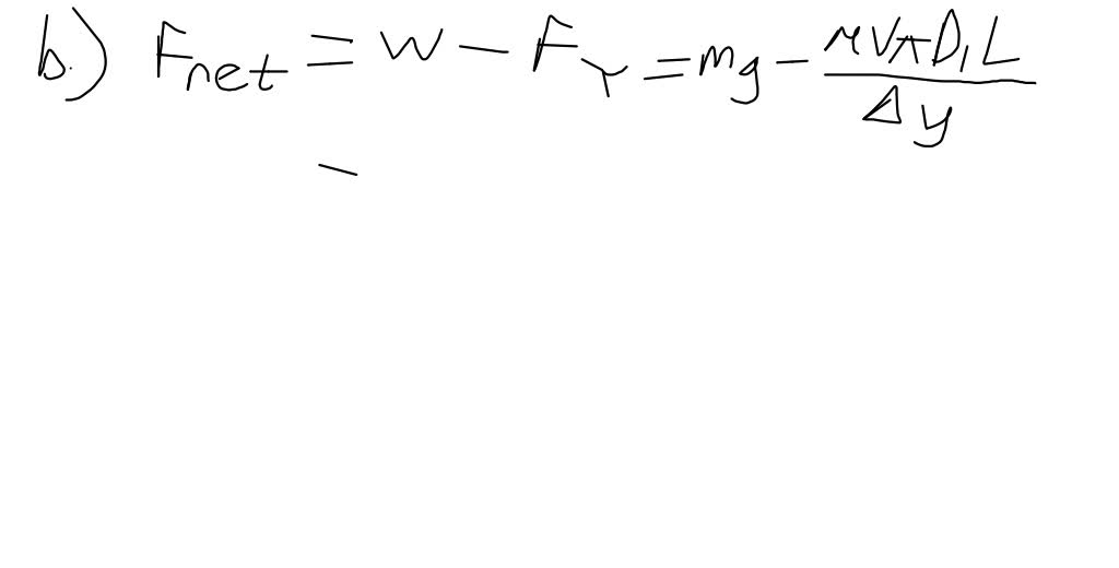 SOLVED: (4 Points) Determine the terminal velocity of a 100mm diameter ...