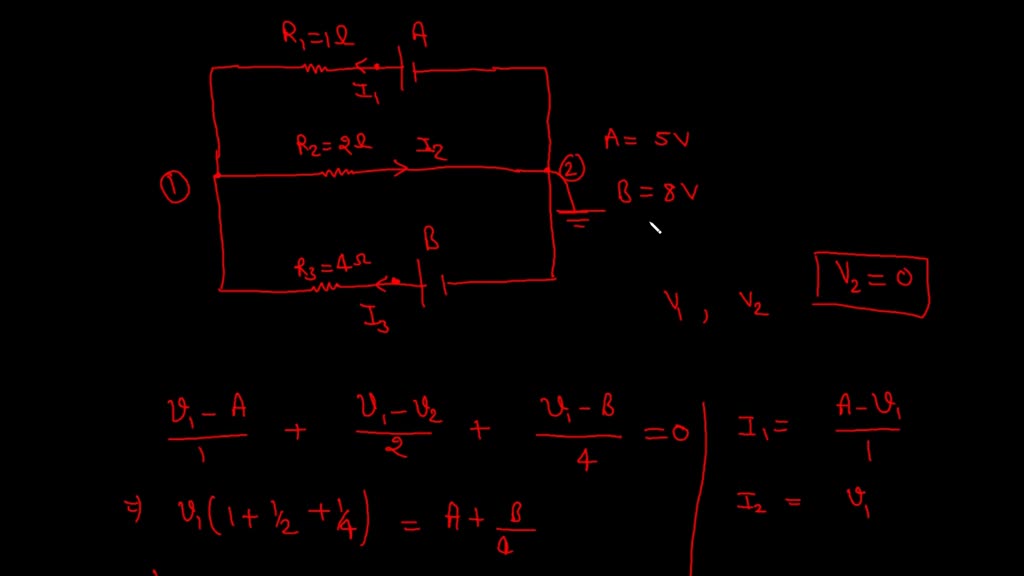 SOLVED:Network Analysis (a) Determine the currents I1, I2 and I3 for ...