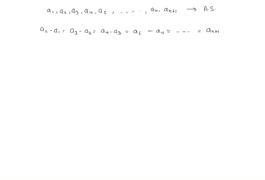 SOLVED:What is the difference between an arithmetic sequence and an arithmetic series?