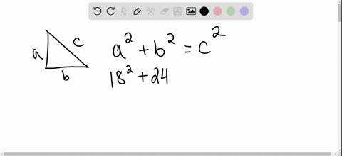 SOLVED:The lengths of three sides of a triangle are given. Determine ...