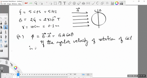 SOLVED:A circular loop of wire of radius 10 cm is mounted on a vertical shaft and rotated at a ...