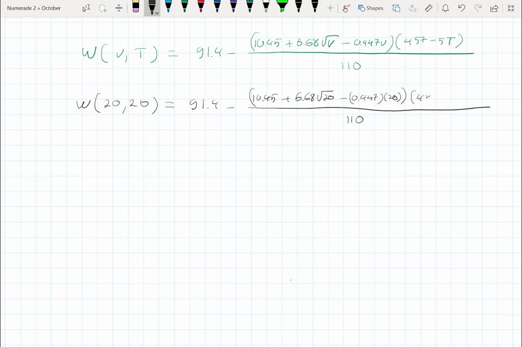 SOLVED:Wind chill temperature. Because wind speed enhances the loss of ...