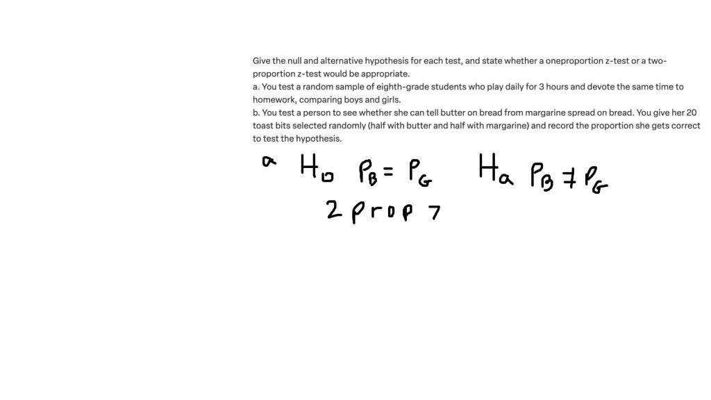 Solved Give The Null And Alternative Hypothesis For Each Test And 3982