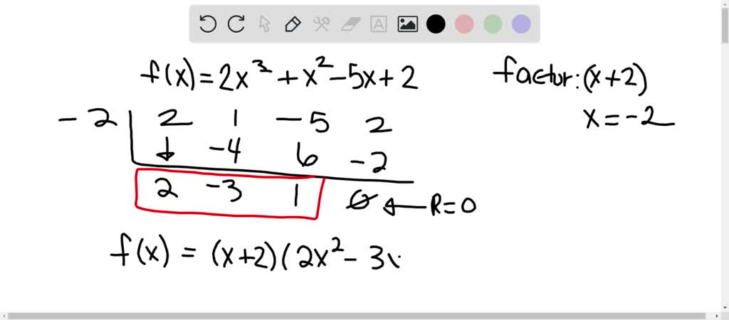 SOLVED:a. verify the given factor(s) of the function f, b. find the ...