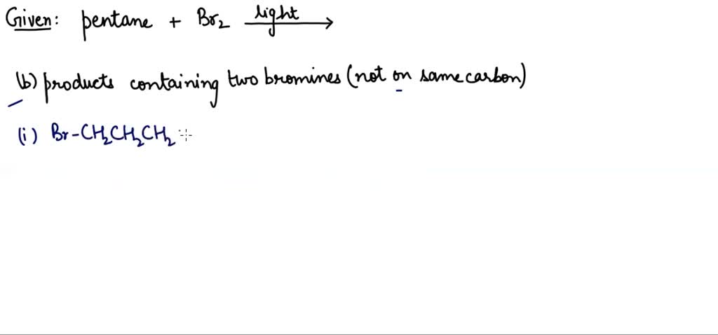 SOLVED:Reaction of this bicycloalkene with bromine in carbon ...