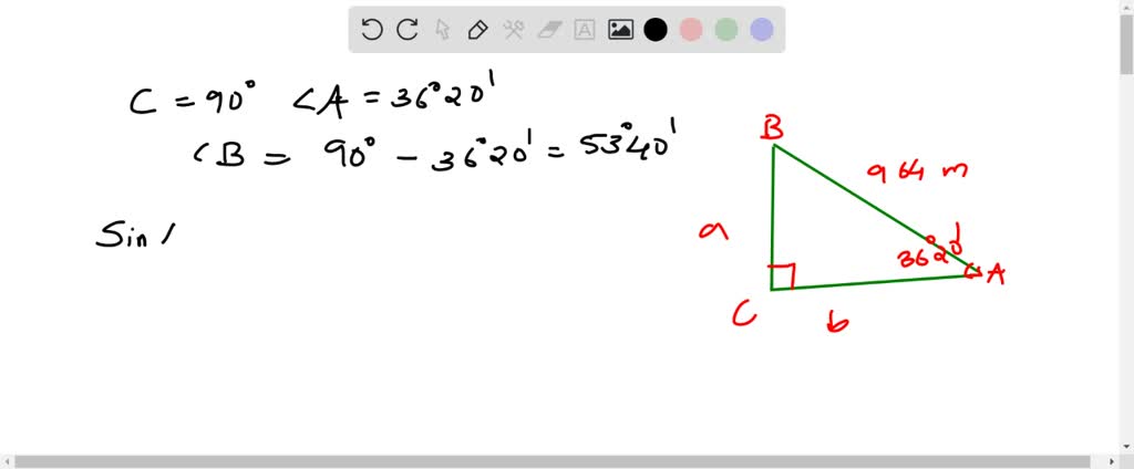SOLVED:Solve each right triangle. When two sides are given, give angles ...