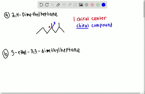 SOLVED: Which of the following compounds are chiral? Draw them, and ...
