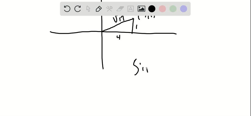 Use the definition of sine and cosine to write sinθand cosθfor angles ...